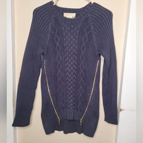 Michael Kors | Sweaters | Mk Michael Kors Cableknit Sweater Top Womens ...